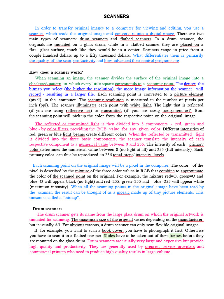 UNIT 3 - Scanners | PDF