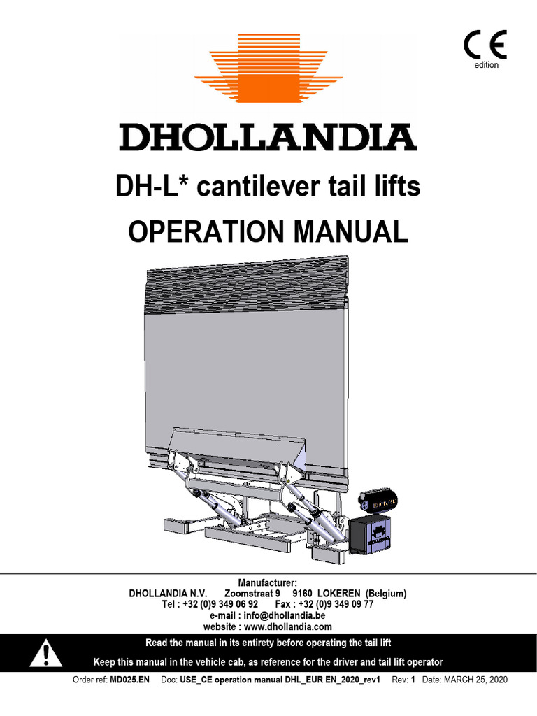 USE - CE Operation Manual DHL - EUR EN - 2020 - Rev1 2 | PDF