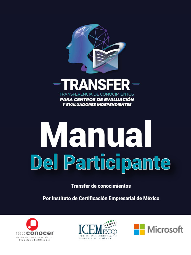 Manual Del Participante TRANSFER 2.0 | PDF
