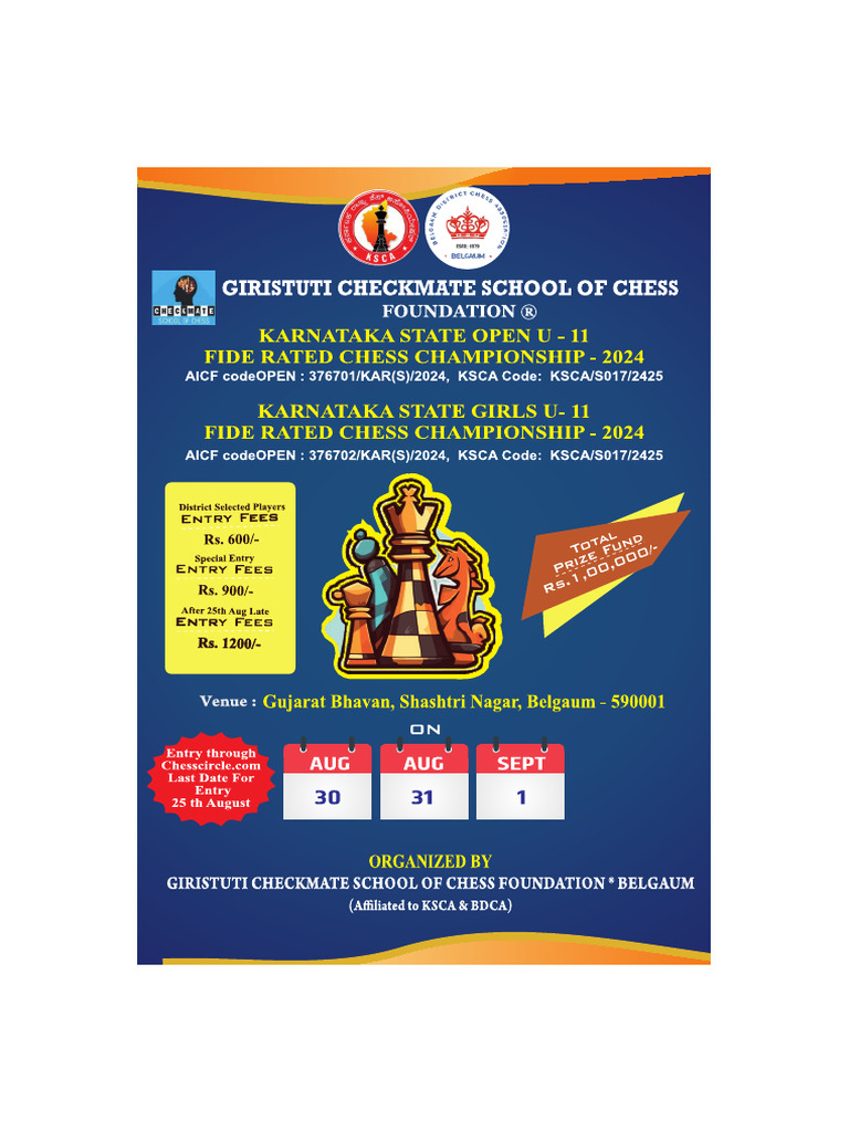 Chess State U-11 Broucher | PDF