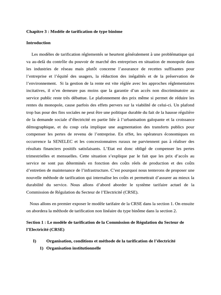 Chapitre 3 Modèle Binome | PDF