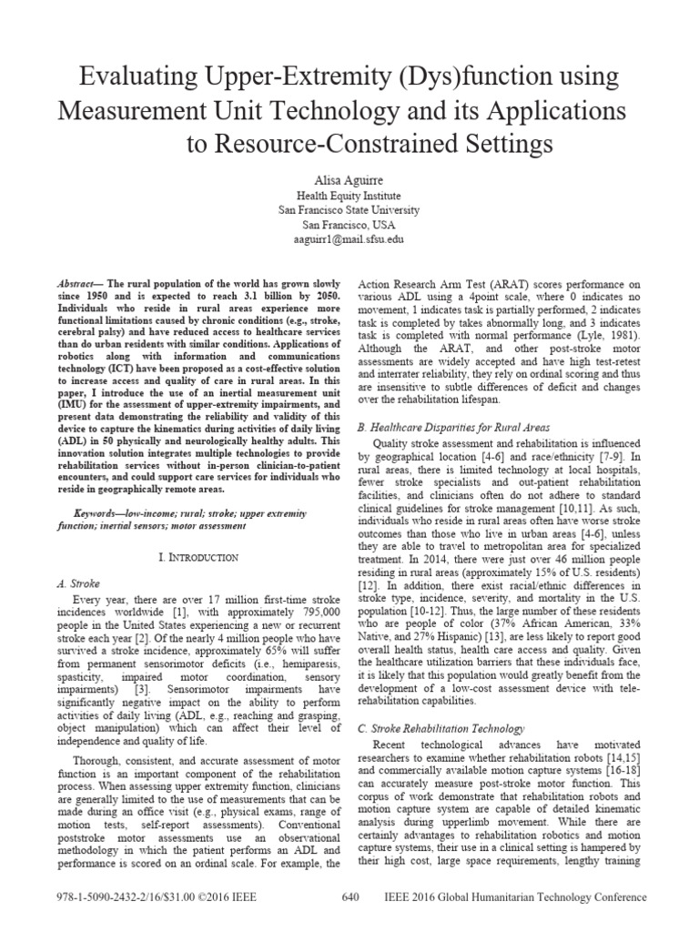 Evaluating Upper Extremity... | PDF