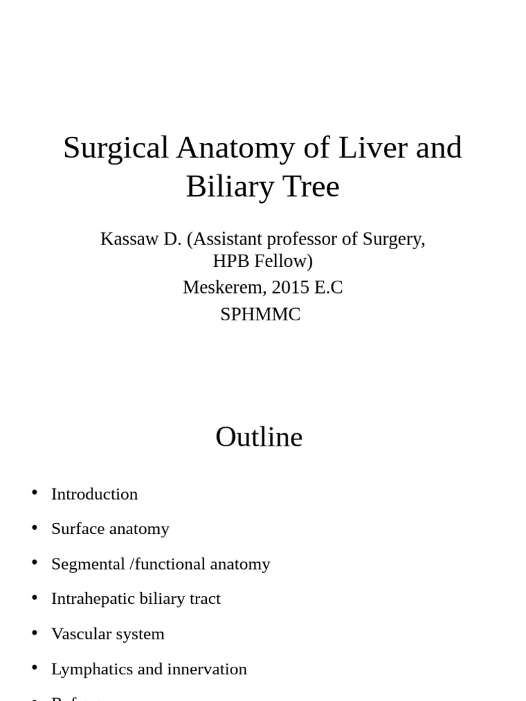 Liver Anatomy | PDF
