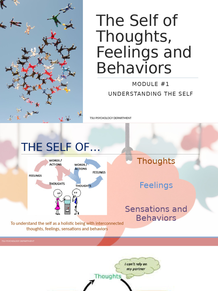 MODULE 1 The Self of Thoughts, Feelings and Behaviors | PDF