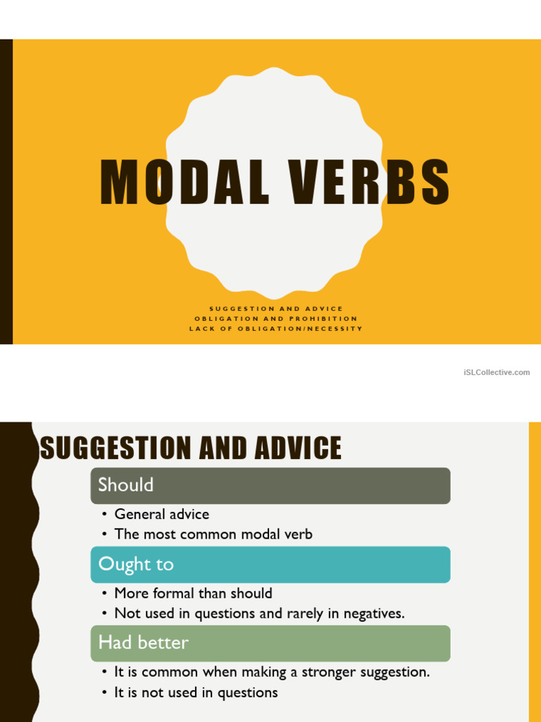 Modal Verbs | PDF