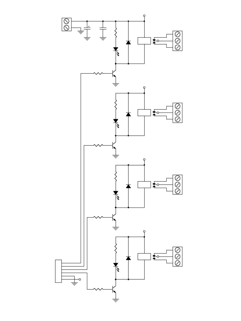 4 Channel Relay Board Schematic | PDF