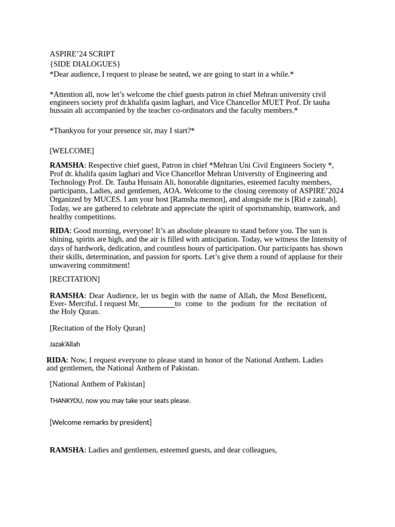 Aspire24 Hosting Script | PDF