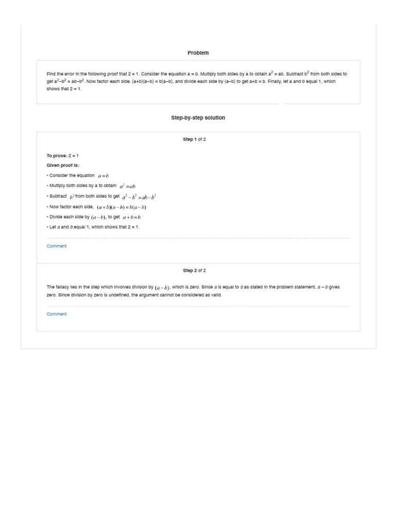 Problem: Step 1 | PDF