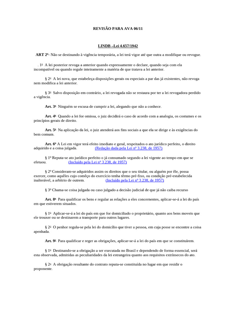 Revisão para Ava 06 | PDF