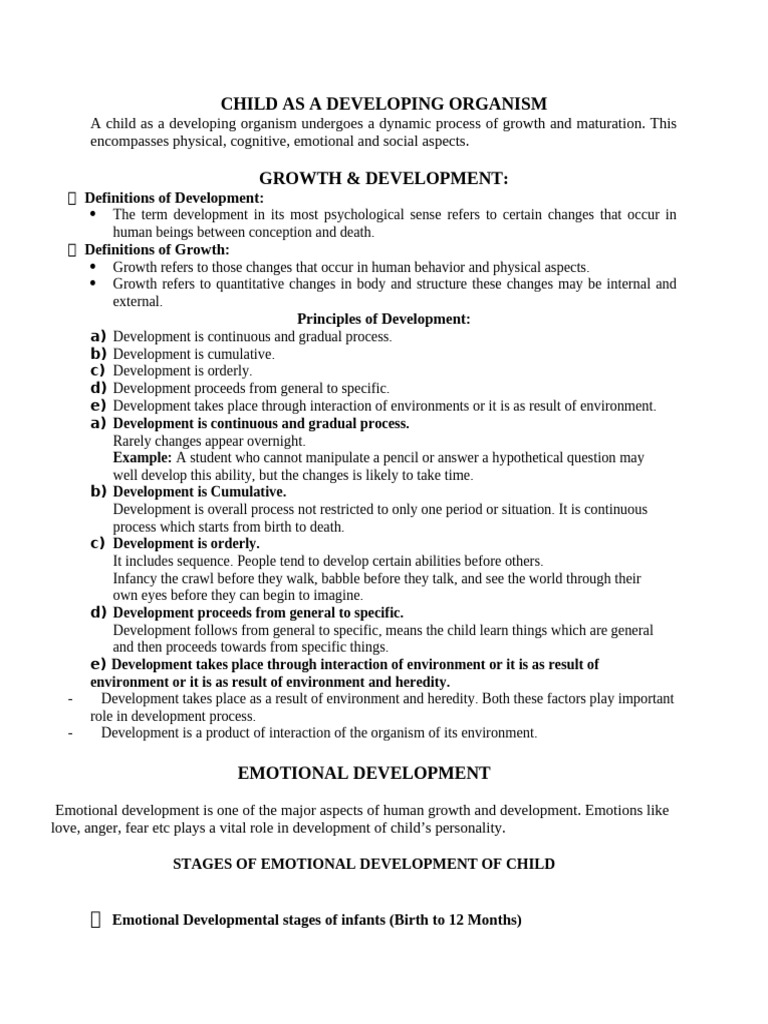 Human Development Assignment New | PDF
