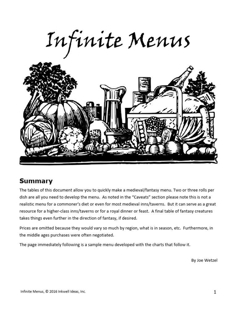 Infinite Menus | PDF