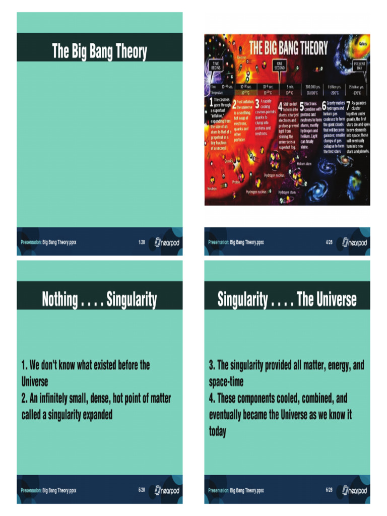 Notes - Big Bang Theory | PDF