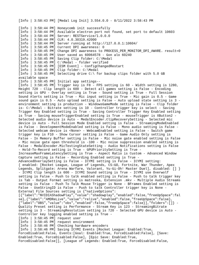 Medal Log 20220811 | PDF