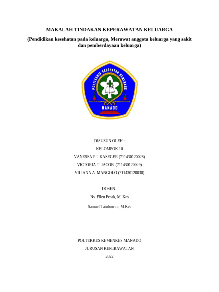 Makalah Kep. Keluarga (Kel.10) | PDF