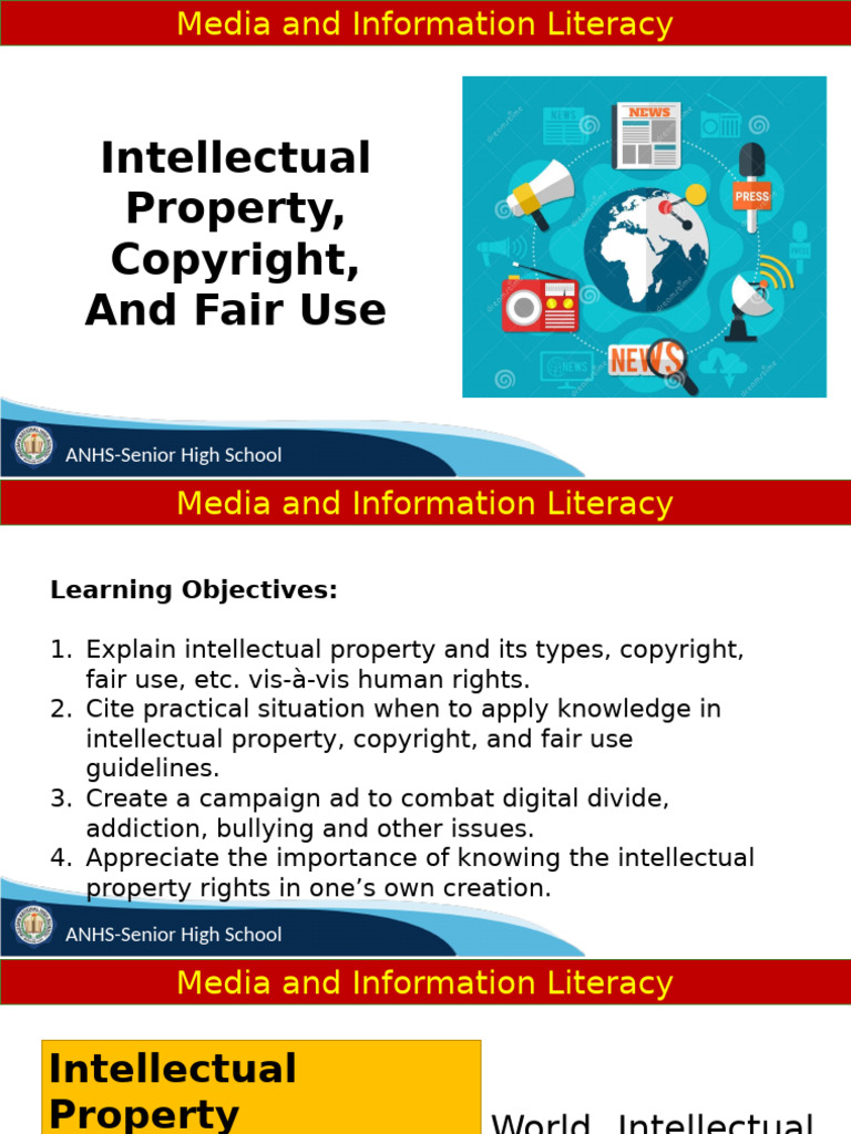 7 Intellectual Property Copyright and Fair Use | PDF