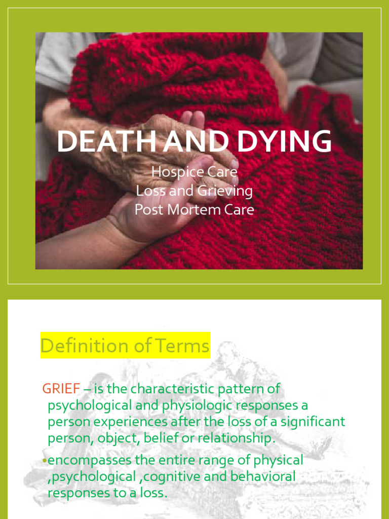 Death and Dying | PDF