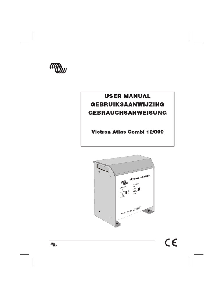 Victron Energie: User Manual Gebruiksaanwijzing Gebrauchsanweisung | PDF