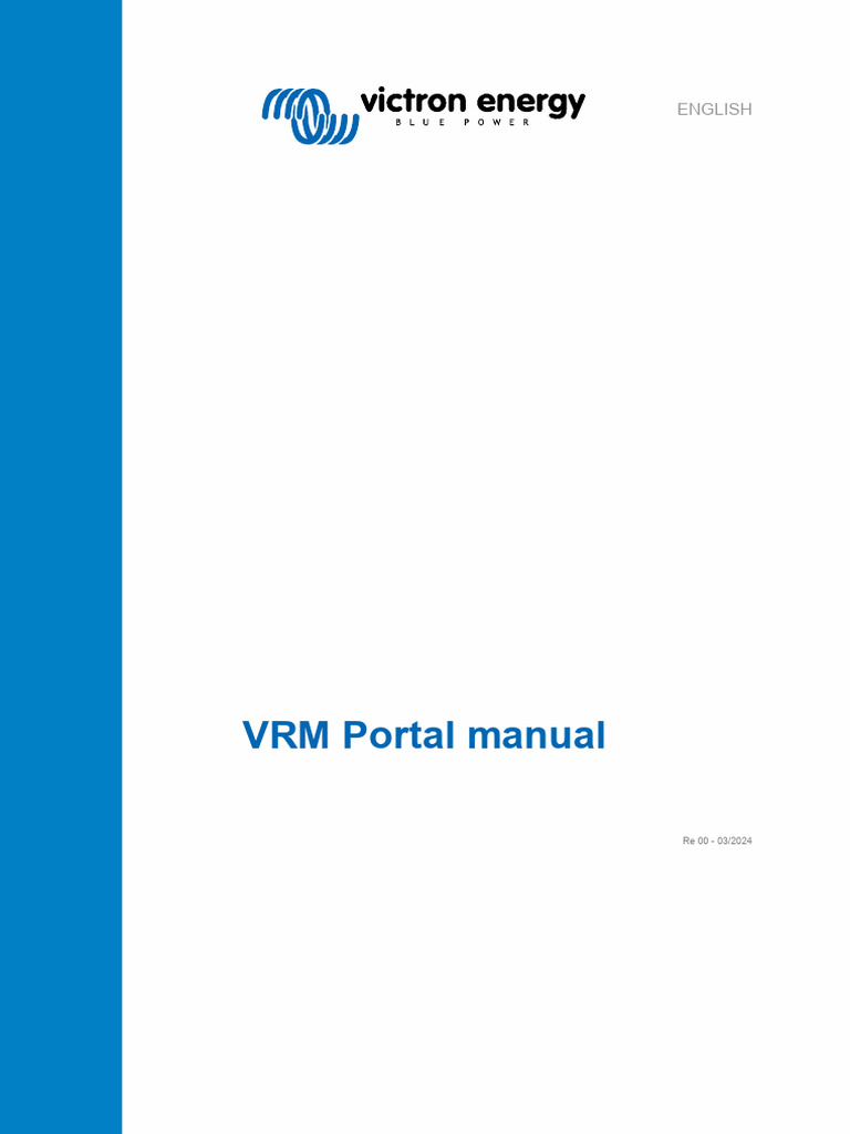 VRM Portal Manual PDF en | PDF | Battery Charger | Computers