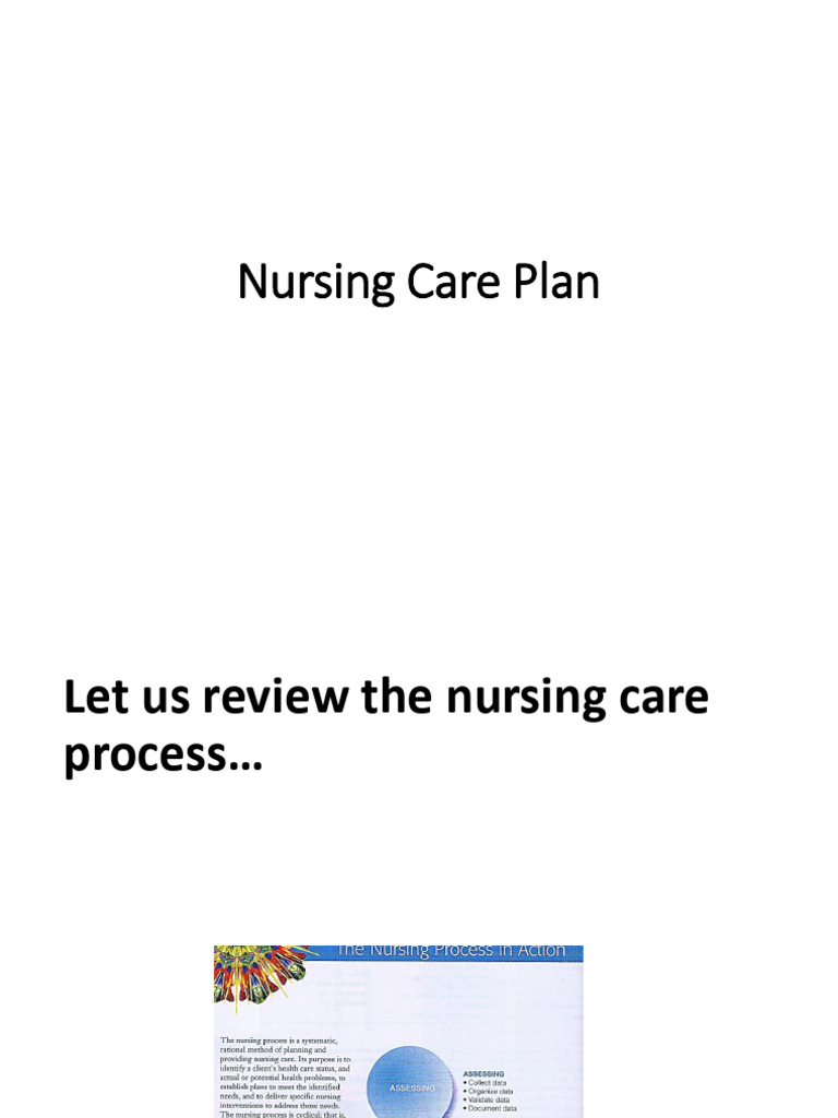 NCM 103 Nursing Care Plan | PDF | Nursing | Medical Diagnosis