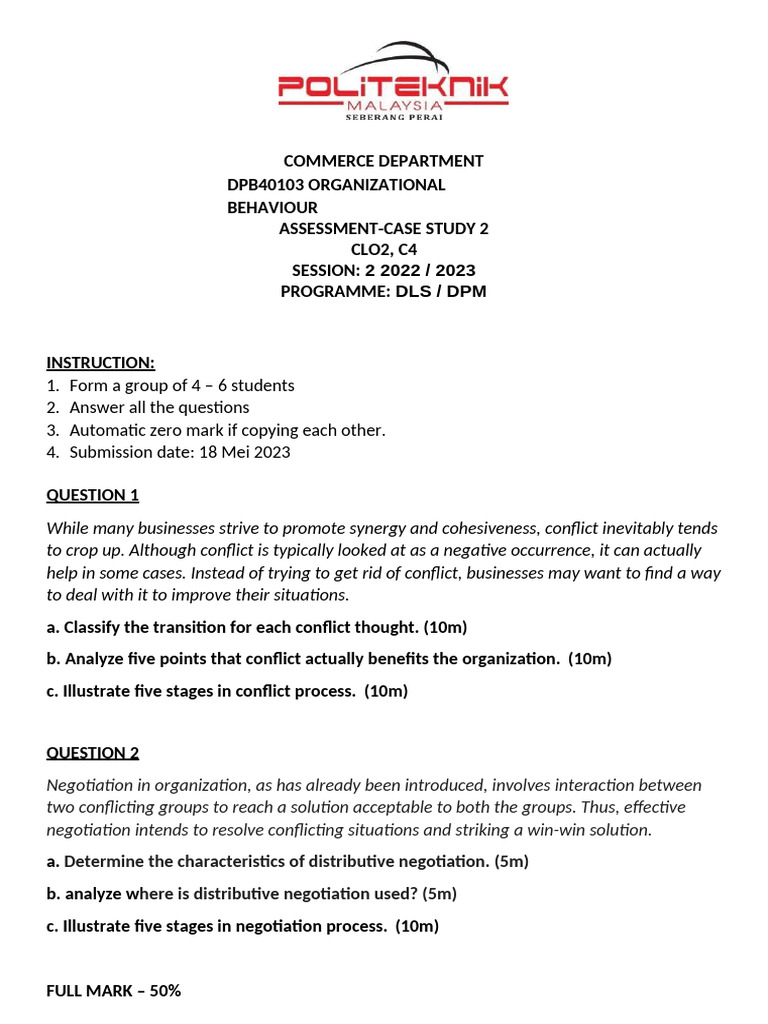Case Study 2 Ob | PDF