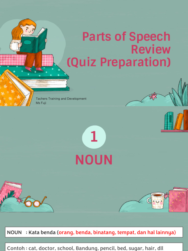 English Class-Ppt-Parts of Speech Review-24 Oct 2023 | PDF