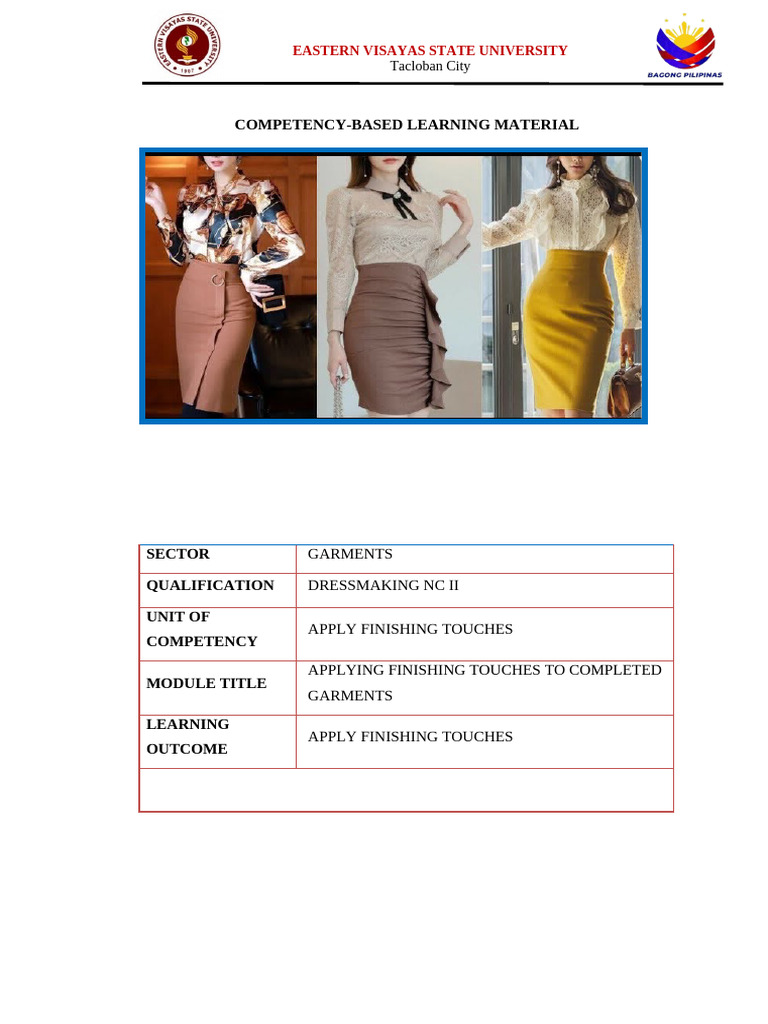 CBLM - Apply Finishing Touches | PDF
