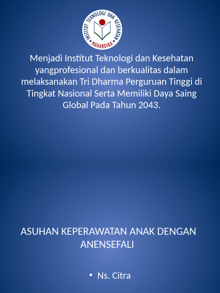 Askep Anensefali | PDF