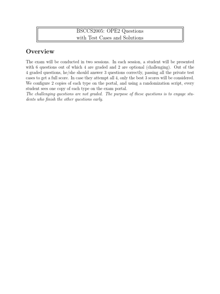 Java OPPE2 Revision | PDF