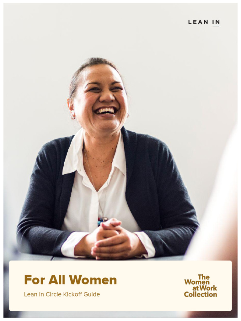Women at Work Collection For All Women Circle Kickoff Guide | PDF
