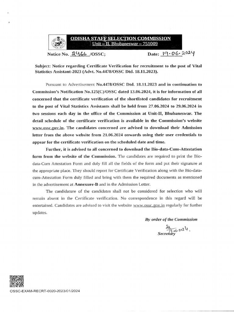 Notice No.-2466 Dated.19.06.2024 - 0001 | PDF