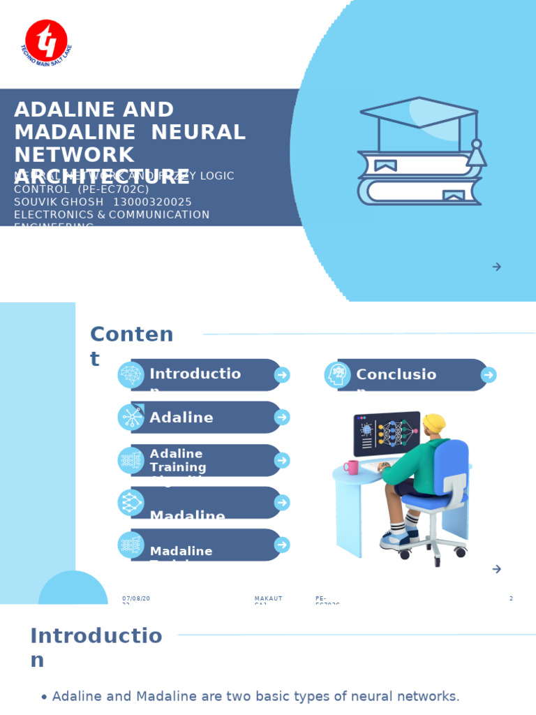 Adaline and Madaline Neural Network Architecture | PDF
