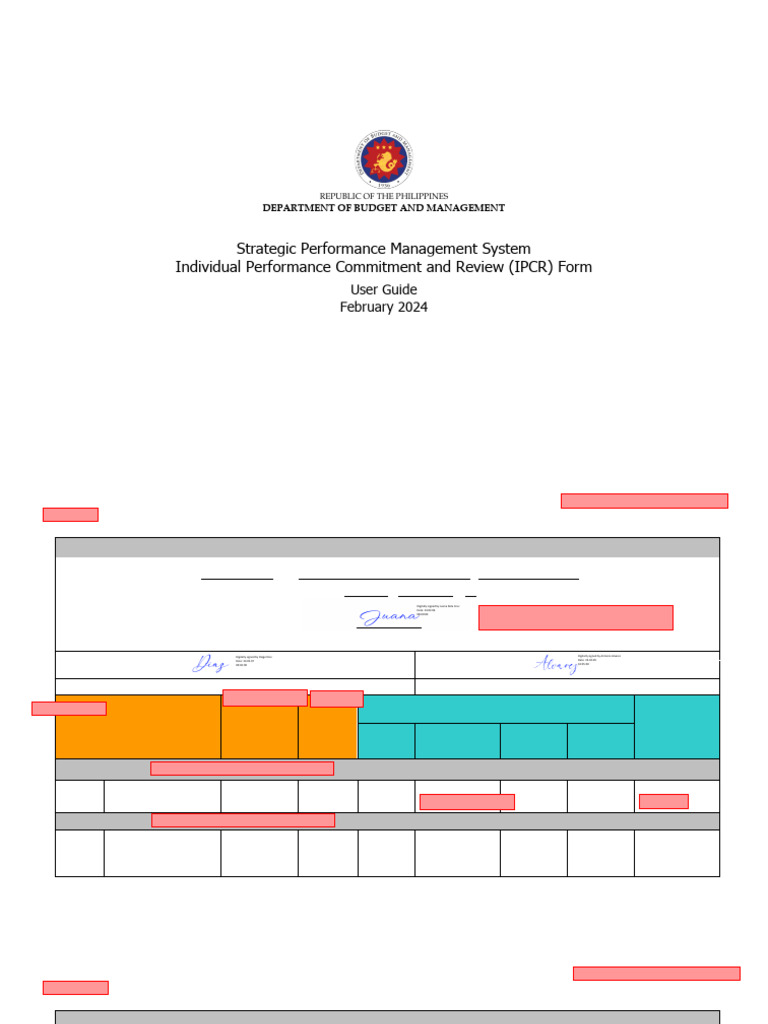 IPCR Form User Guide | PDF