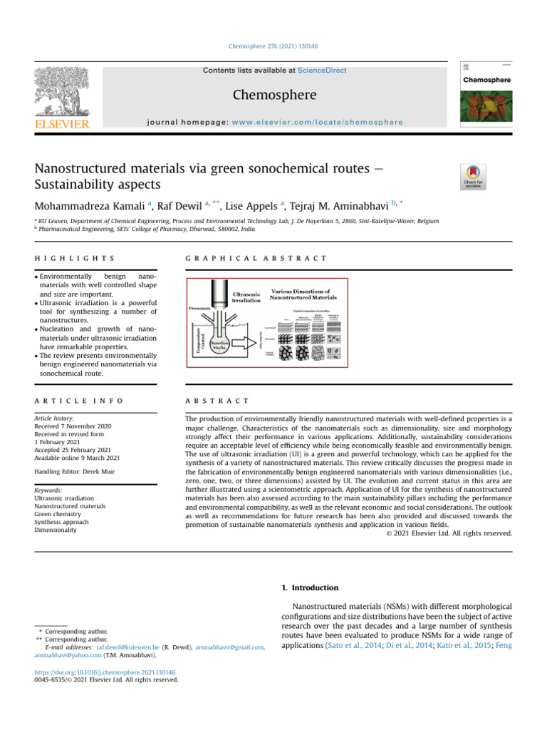 Chemosphere (2021) | PDF