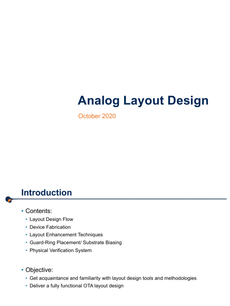 Analog Layout Out2020 v1.1 | PDF