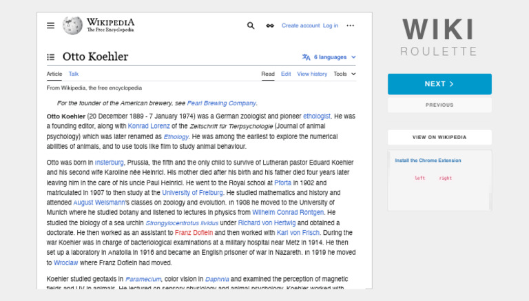 WikiRoulette - Random Wikipedia Pages | PDF