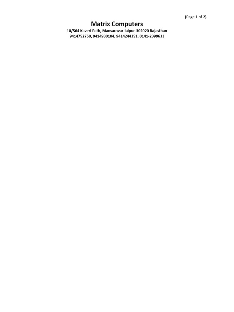 Lab Exercise 01 Introduction | PDF