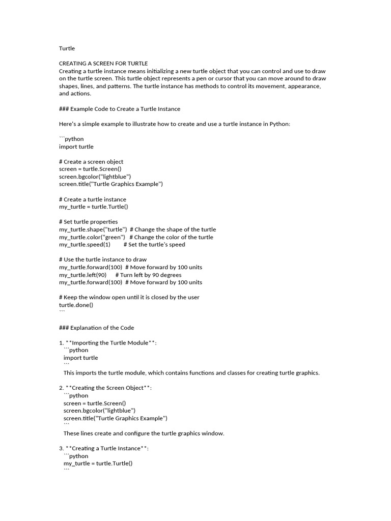 CG Important Concepts | PDF