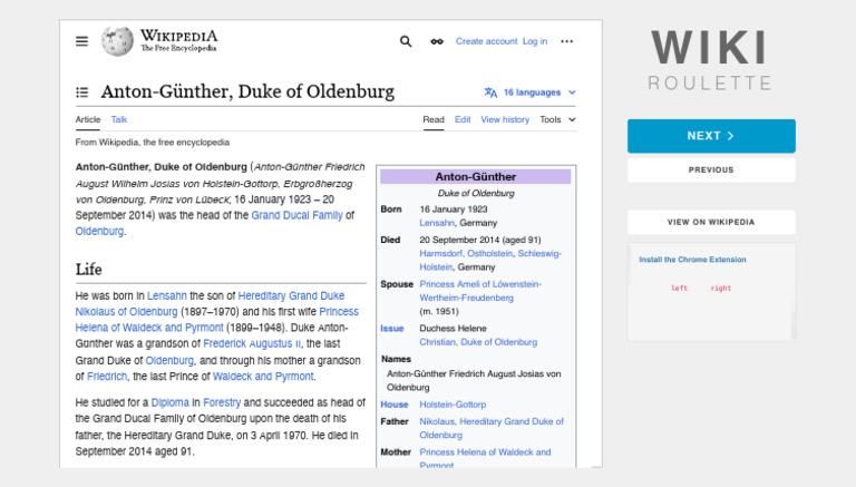 WikiRoulette 2 - Random Wikipedia Pages | PDF