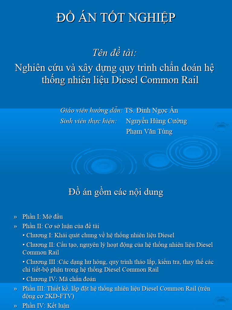 (123doc) - Nghien-Cuu-Va-Xay-Dung-Quy-Trinh-Chan-Doan-He-Thong-Nhien-Lieu-Diesel-Common-Rail | PDF