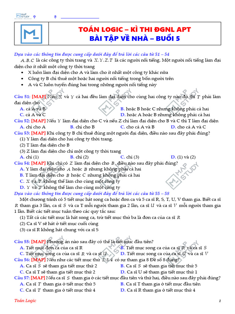 Tai Lieu - Buoi 5 Bai Tap Ve Nha 1720524077599 | PDF