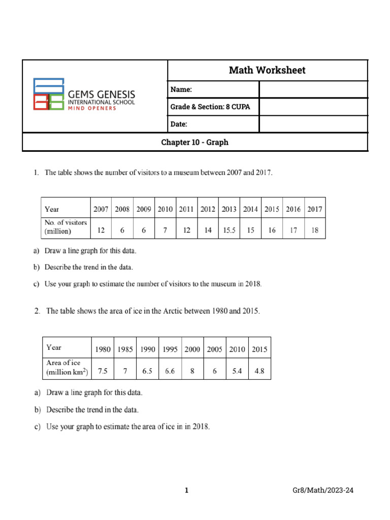 Grade 8 CH 10 Graph | PDF
