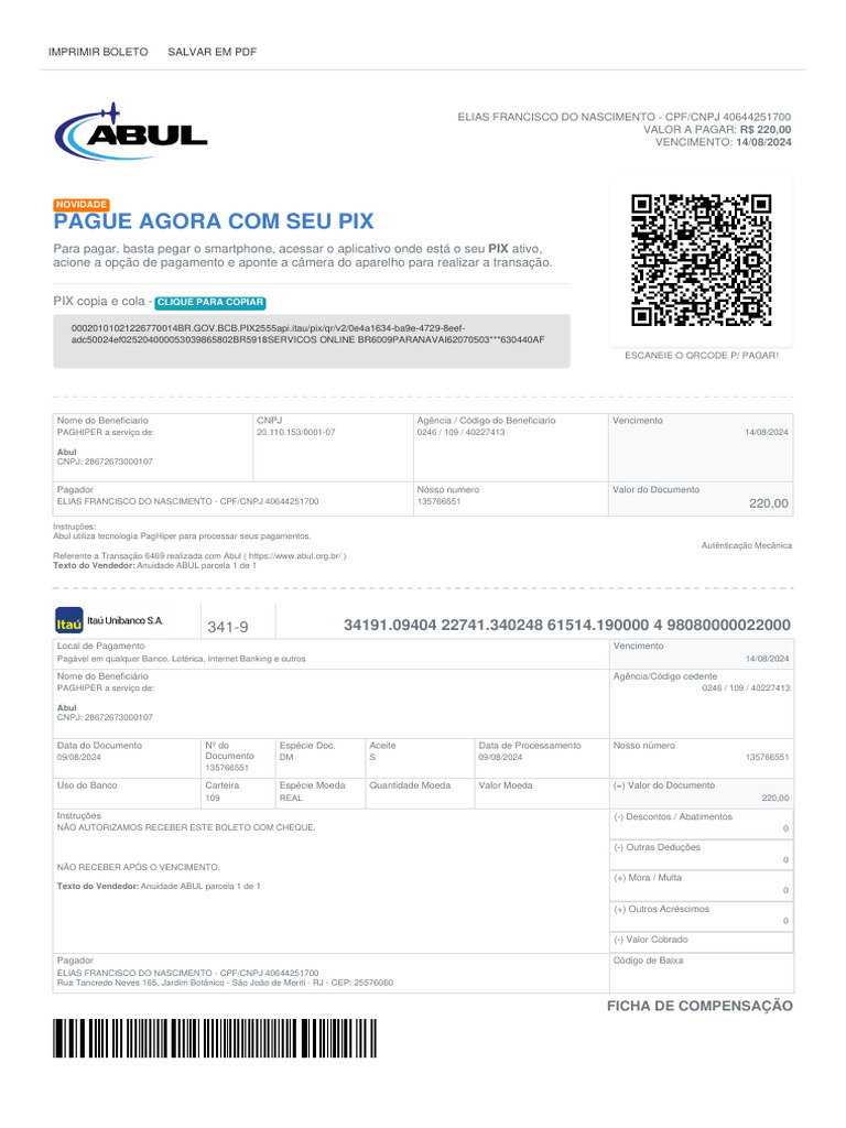 Pague Agora Com Seu Pix | PDF