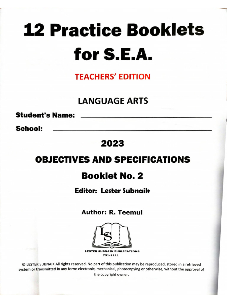 Subnaik Lang 2 & 3 | PDF