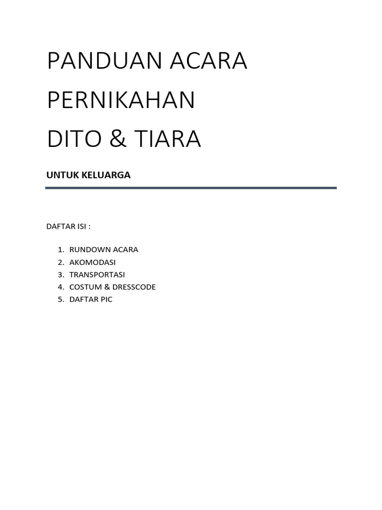 PANDUAN Utk Keluarga | PDF