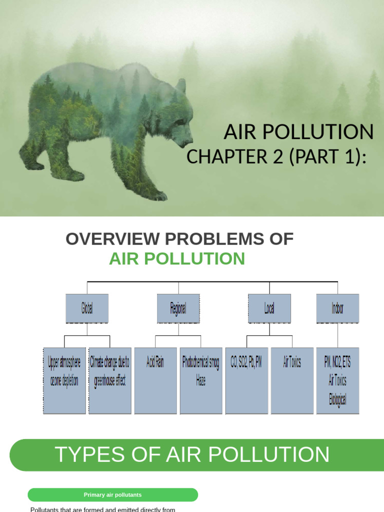 Chapter 2a Air Pollution Part 1 | PDF