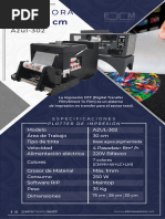 Guia Parametros de Aplicacion DTF Segun Tipo de Tela | PDF | Textiles | Materiales