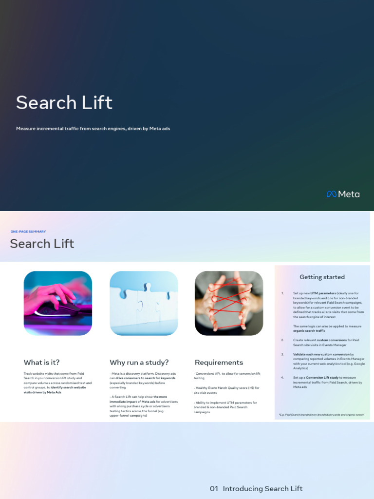 FB - Search Lift Set-Up Guide | PDF
