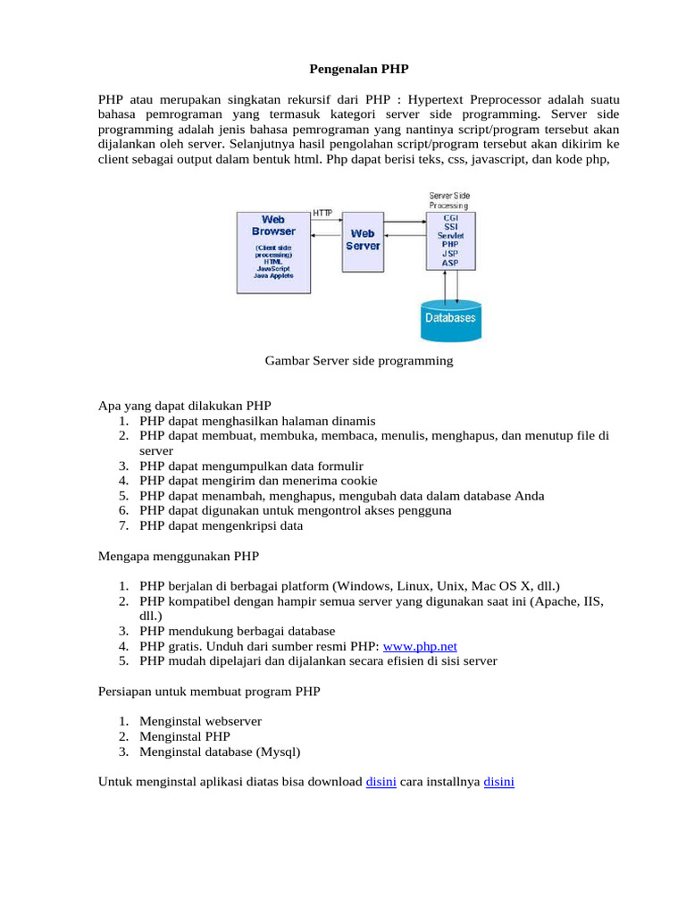 Pengenalan PHP | PDF
