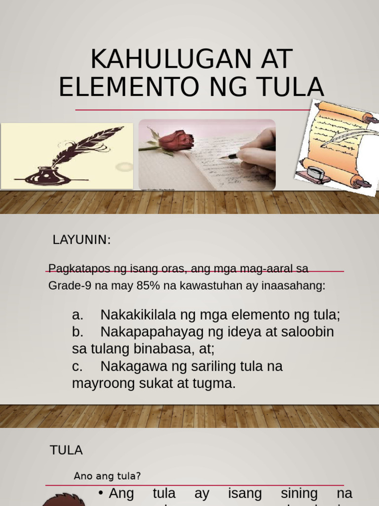 Tula PPT Tabang | PDF