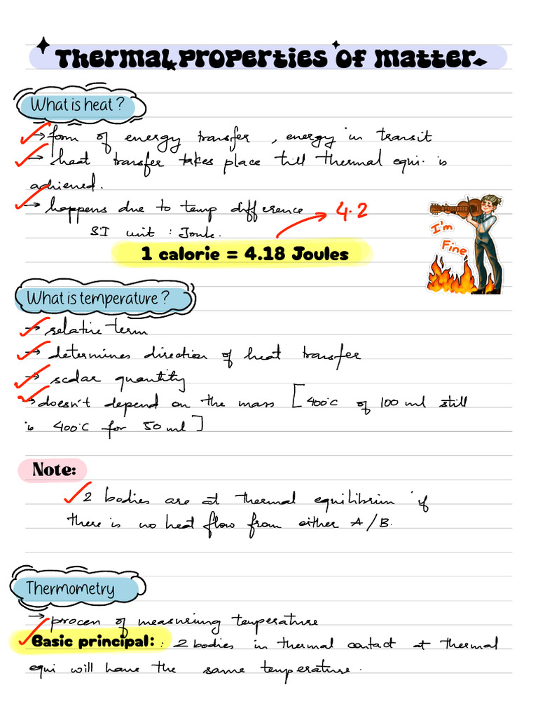 Thermal Properties of Matter | PDF